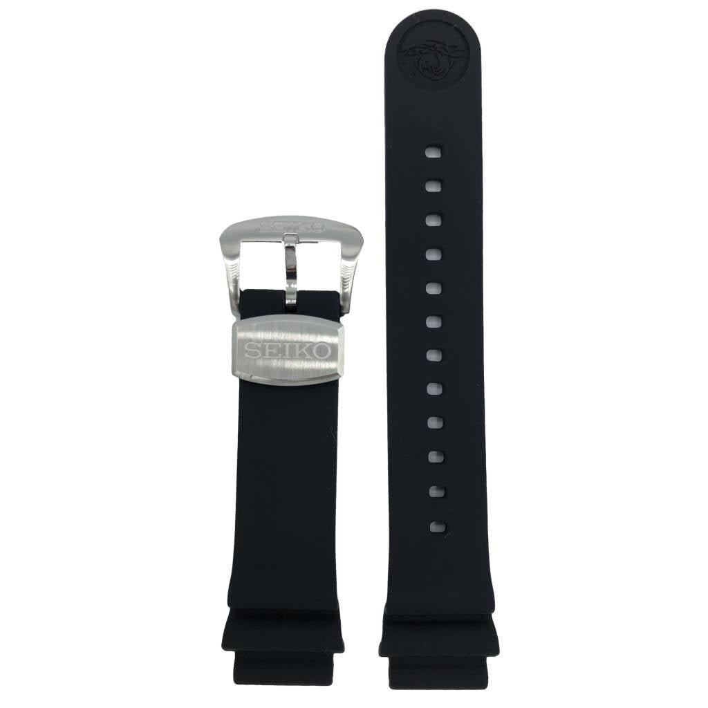 Seiko SLA019 / SPB079 original black strap 20mm 6R15-04G0